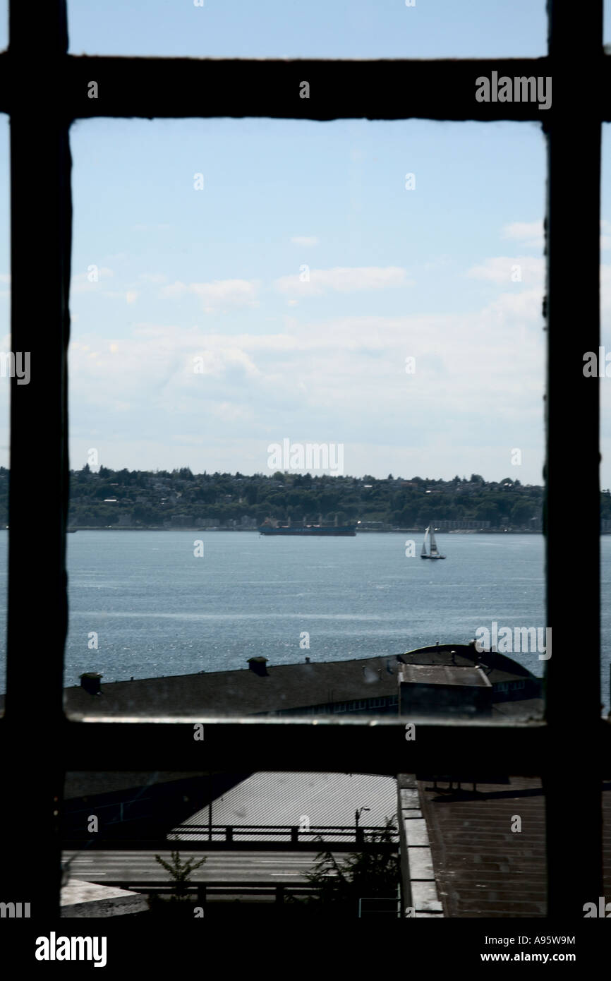Window Overlooking Ocean Stock Photo - Alamy