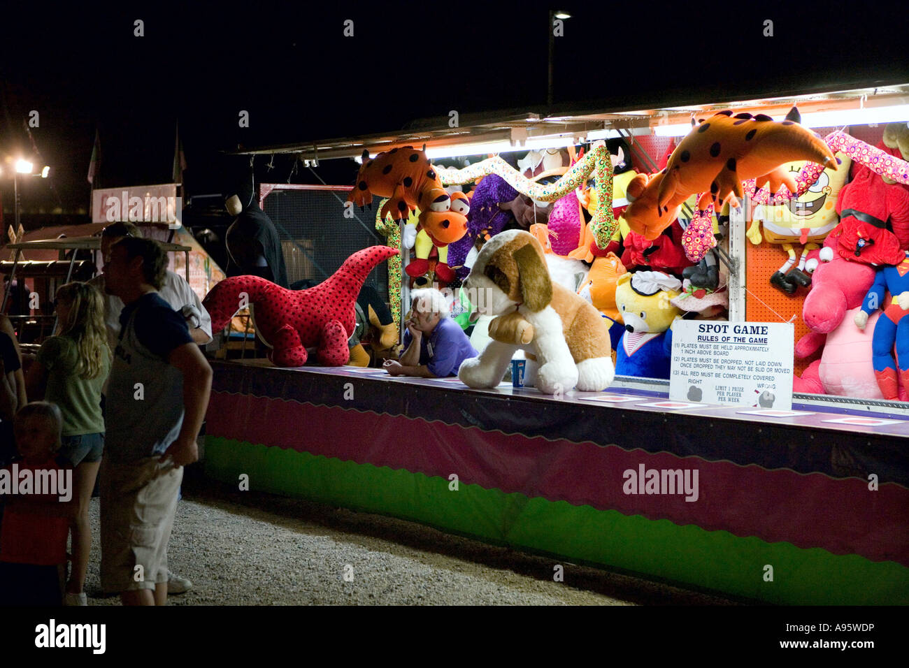 Carnival games at Larimer County Fair Colorado Stock Photo - Alamy