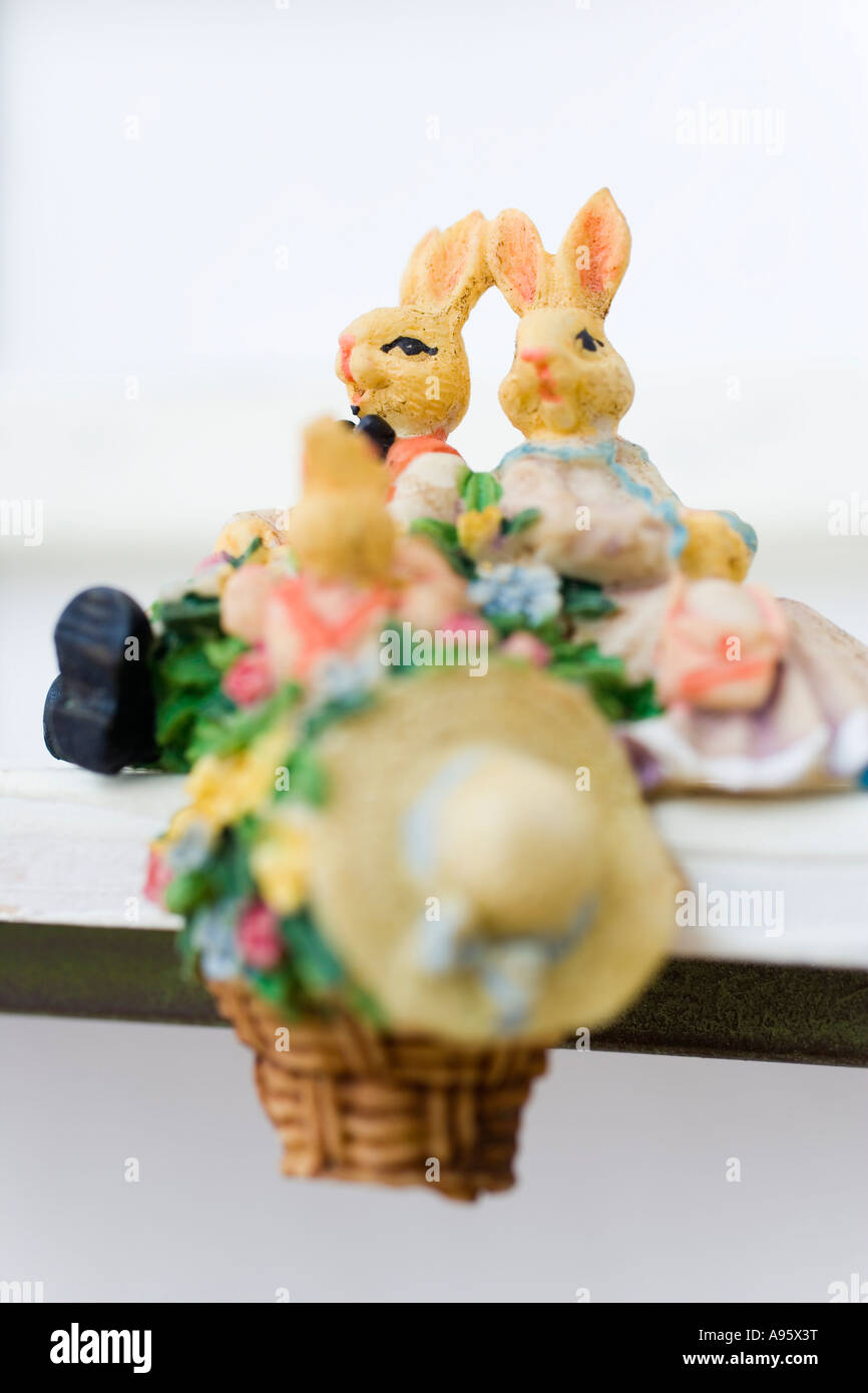 Two miniature Easter porcelain figures Stock Photo - Alamy