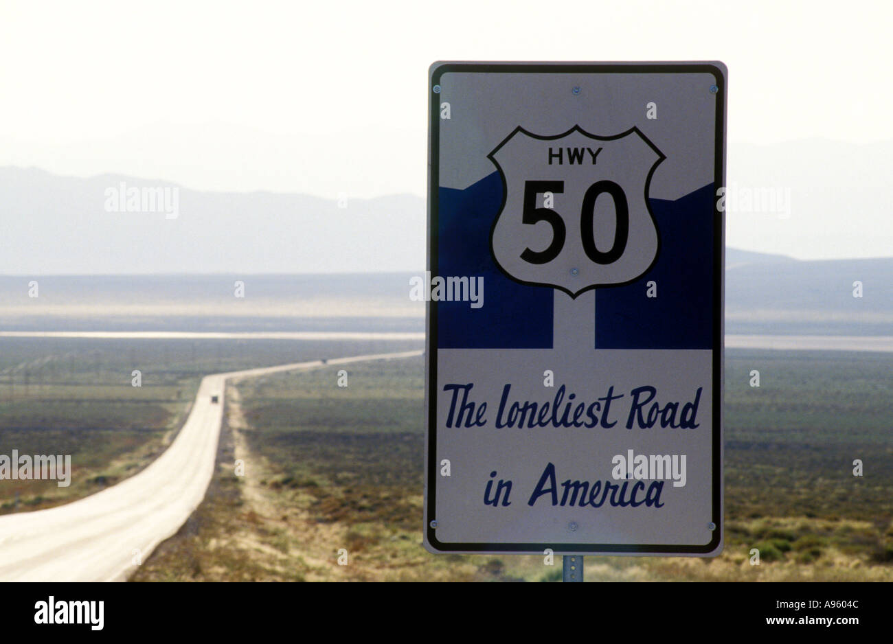 Highway 50 nevada loneliest hi-res stock photography and images - Alamy