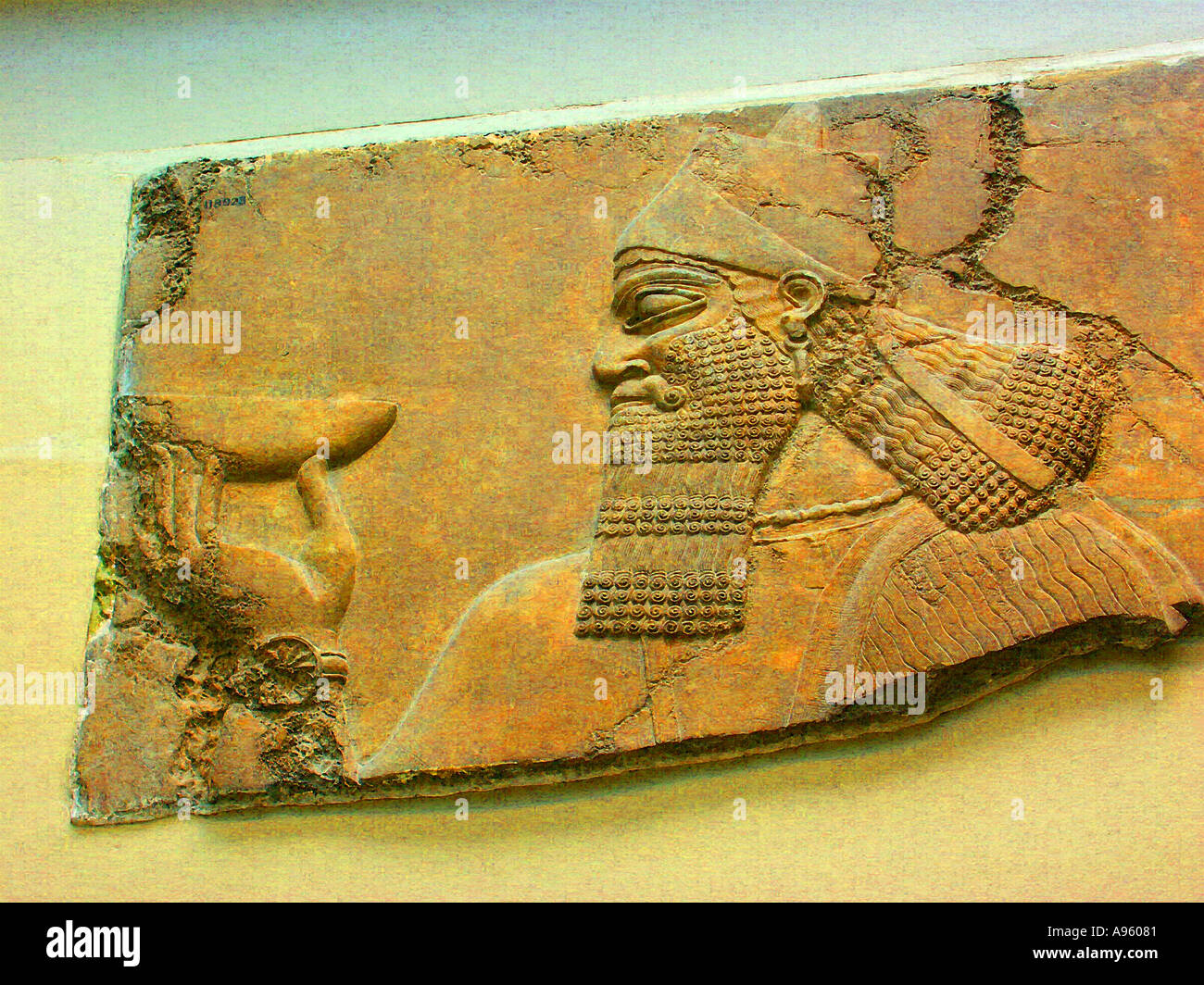 Assyrian frieze at the British Museum London Stock Photo - Alamy