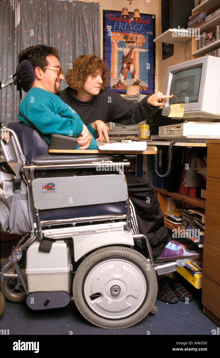 Disabled people working hi-res stock photography and images - Alamy