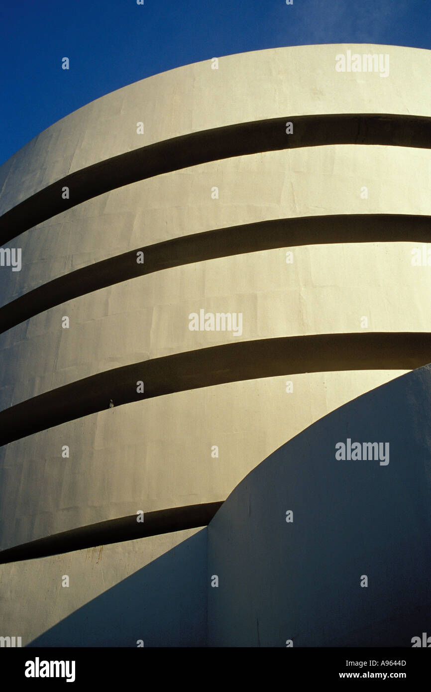 Guggenheim Museum Exterior View New York City New York Stock Photo - Alamy