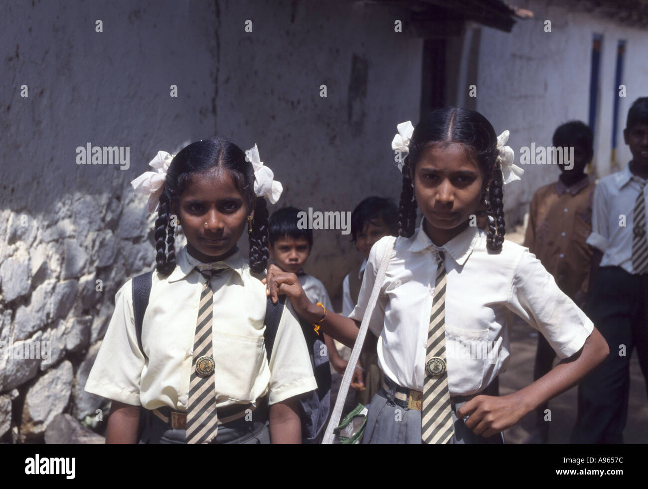 India andhra face faces girl girls medak people pradesh school uniform ...