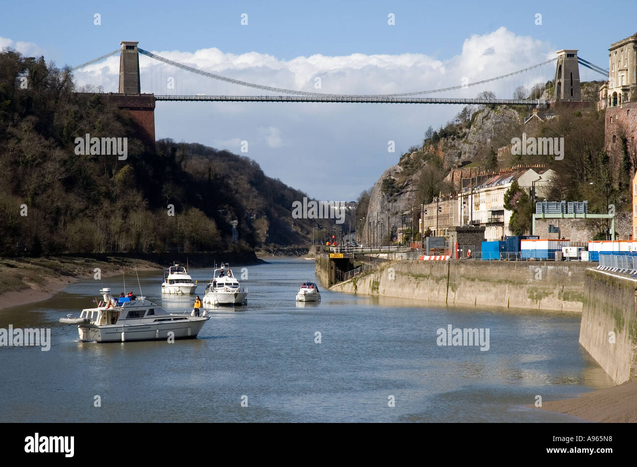 Bristol Suspension Bridge Clifton Bristol England Stock Photo - Alamy