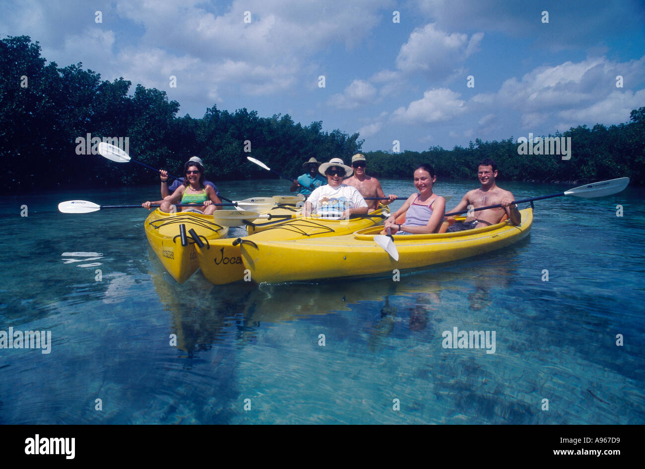 KAYAK NATURE TOUR GRAND BAHAMA BAHAMAS Bahamas Stock Photo - Alamy