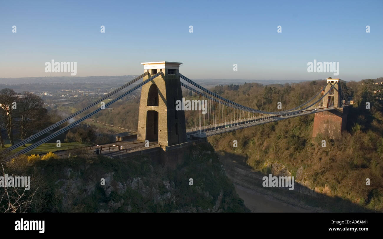 Bristol Suspension Bridge Clifton Bristol England Stock Photo - Alamy