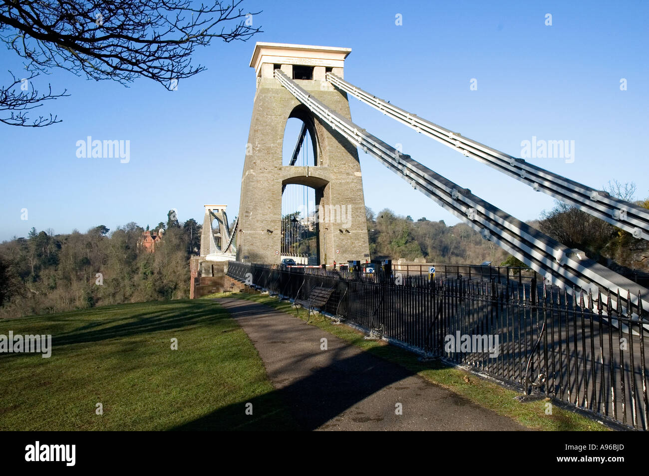 Bristol Suspension Bridge Clifton Bristol England Stock Photo - Alamy