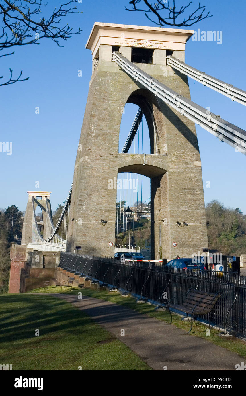 Bristol Suspension Bridge Clifton Bristol England Stock Photo - Alamy