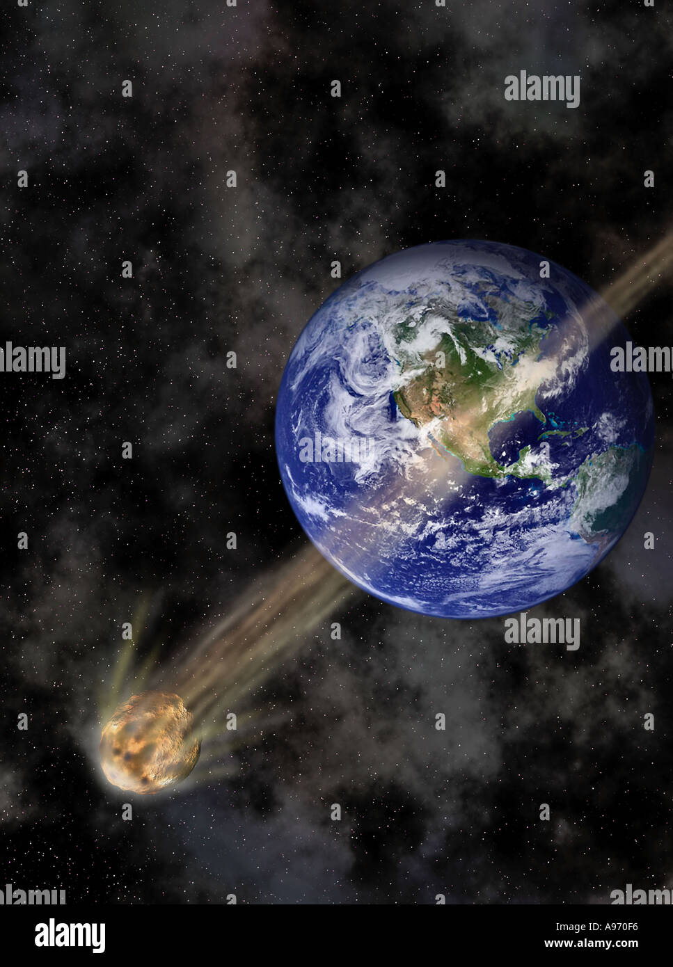 Comet pass earth hi-res stock photography and images - Alamy