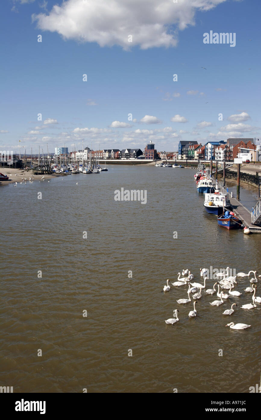 Littlehampton river arun estuary west sussex hi-res stock photography ...