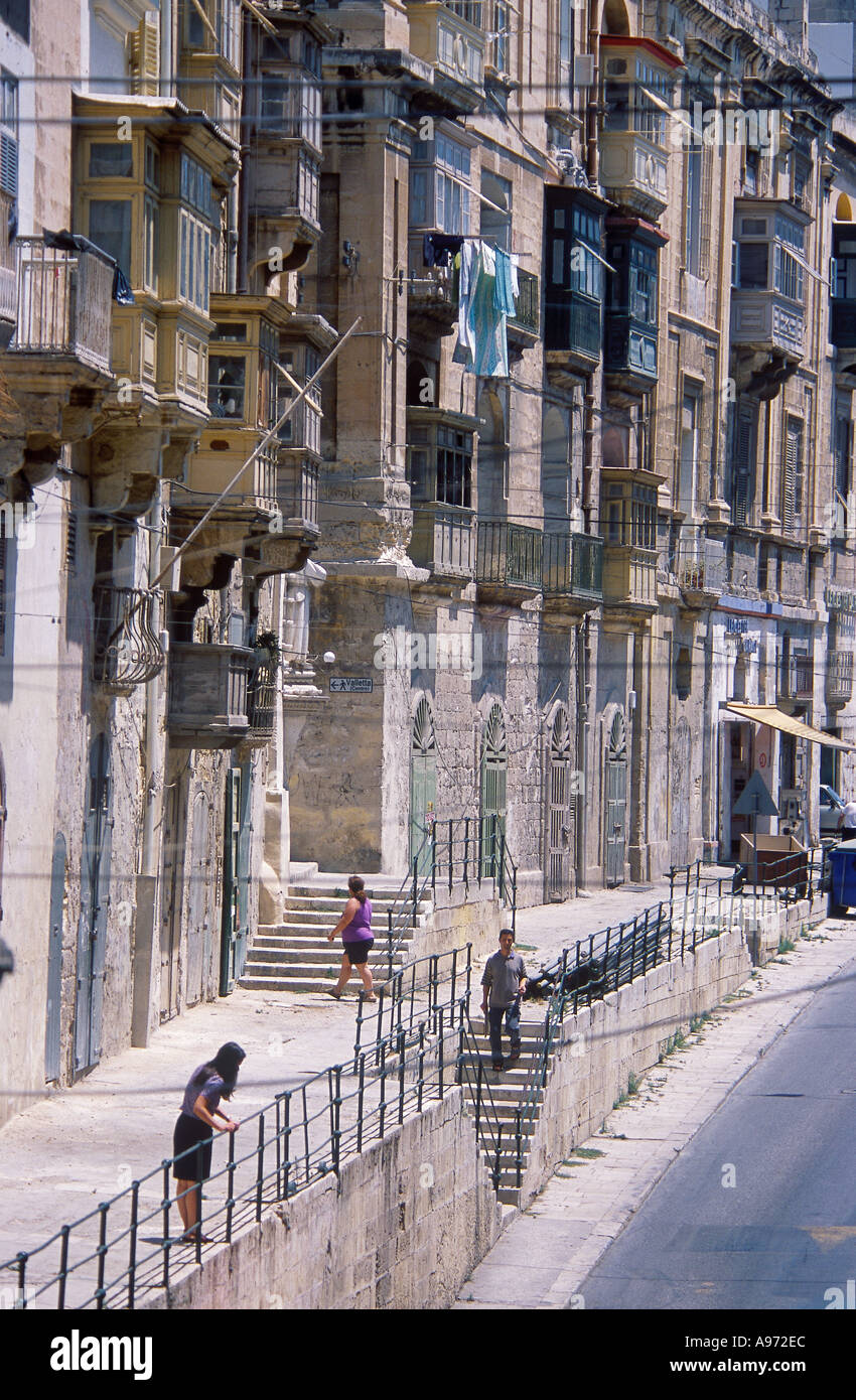 Valetta steps hi-res stock photography and images - Alamy