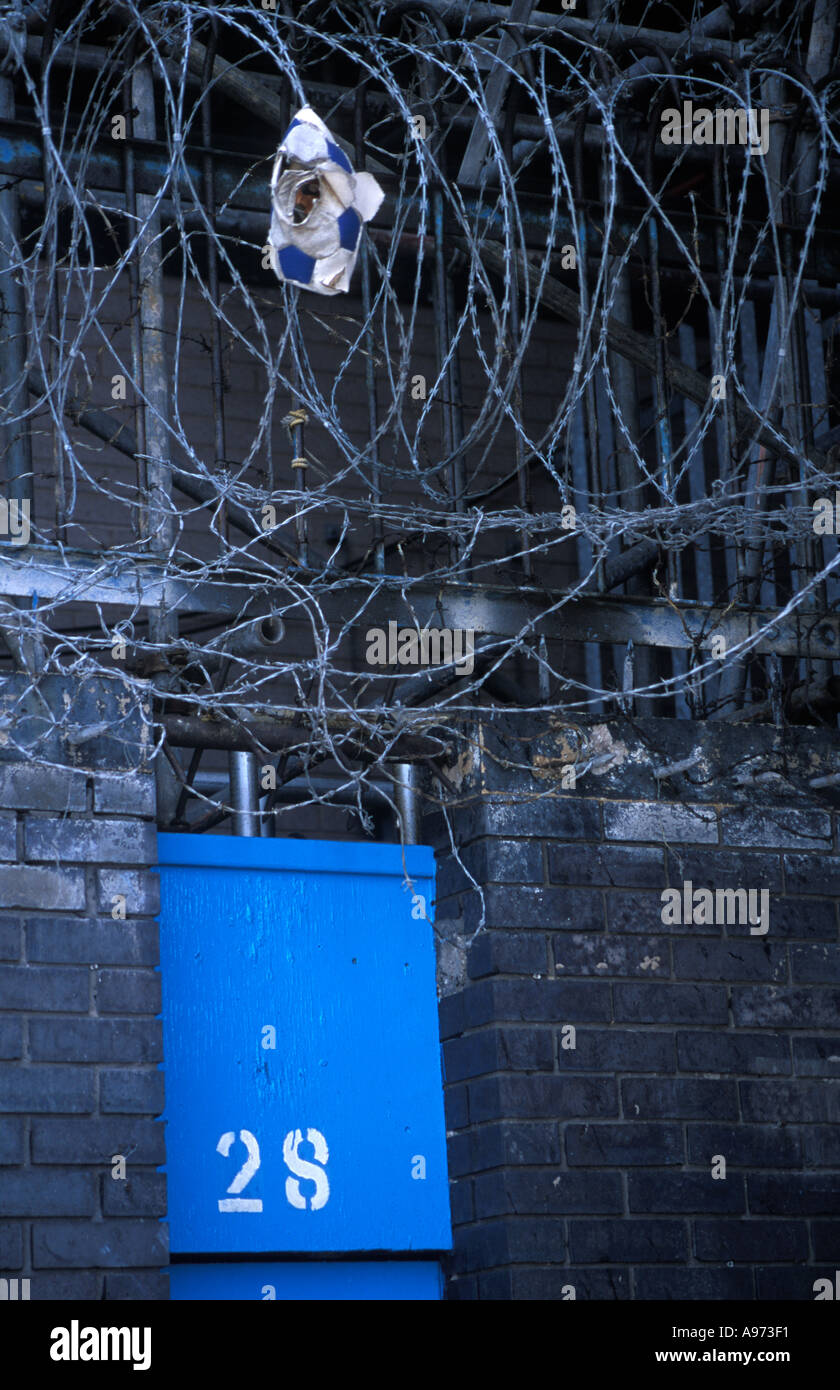 Deflated Football at the Main Stand Manchester City Football Ground ...