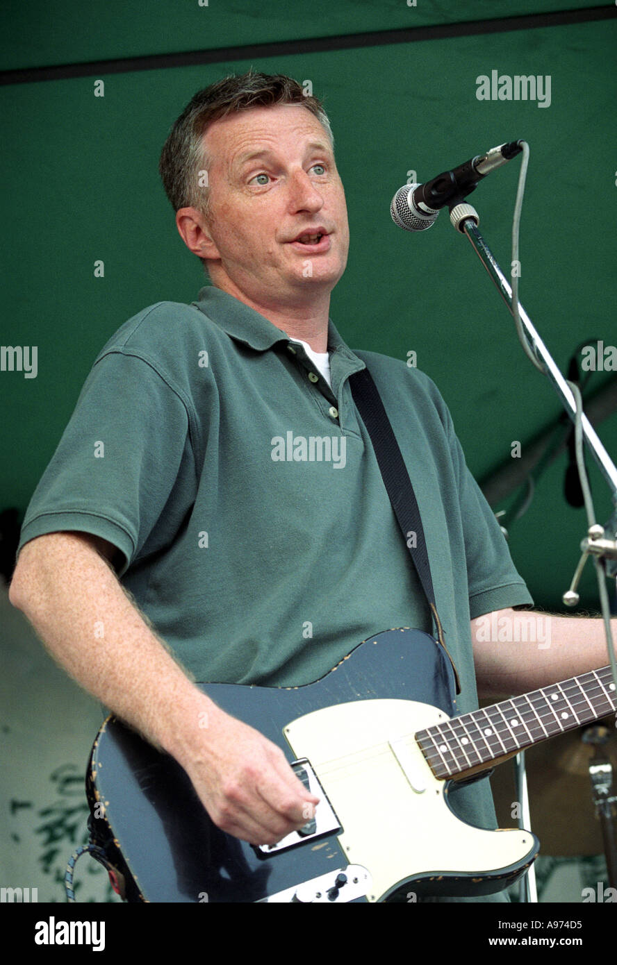 Singer Billy Bragg Stock Photo - Alamy