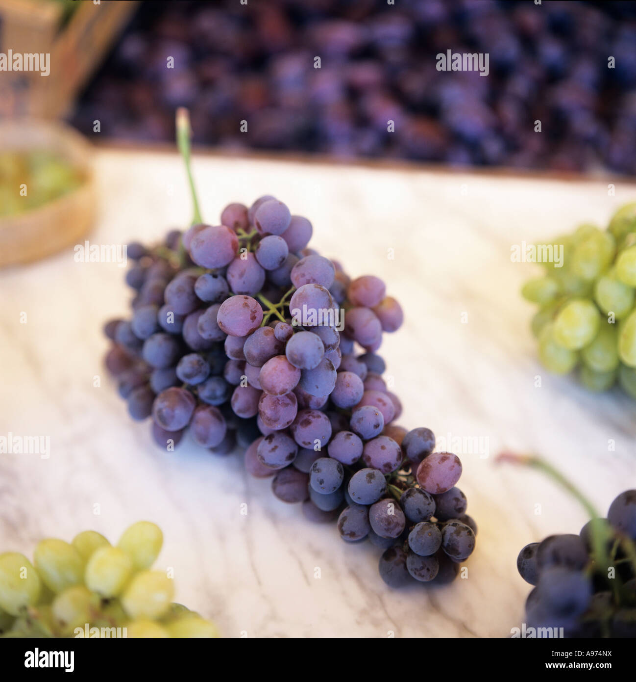 A Bunch of Red Grapes FoodCollection Stock Photo - Alamy