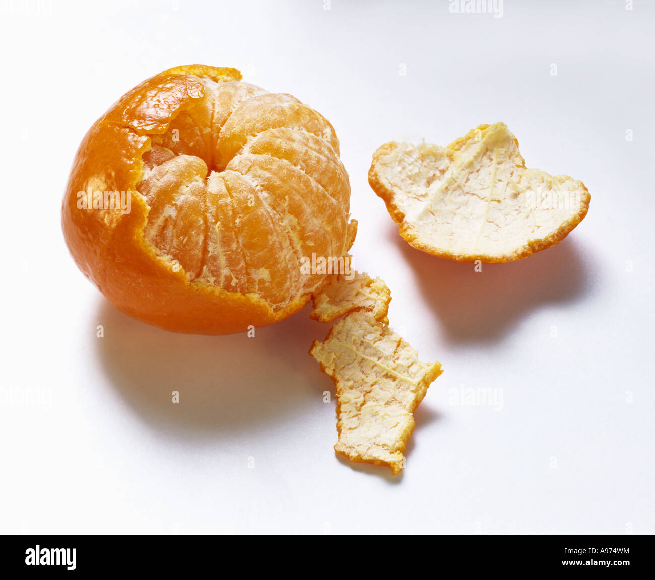 Partially Peeled Orange