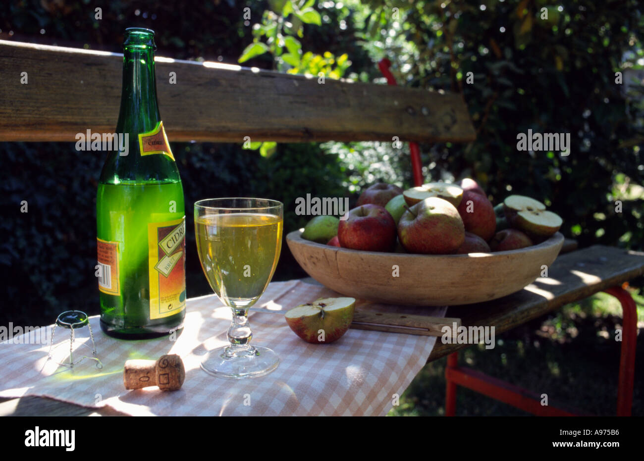 French cider Stock Photo - Alamy