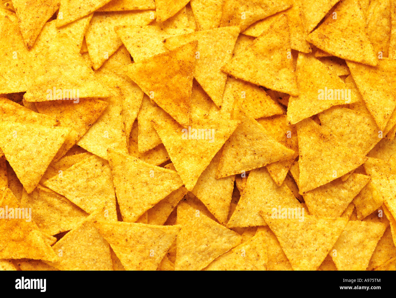 Spicy Tortilla Chips Full Frame FoodCollection Stock Photo - Alamy