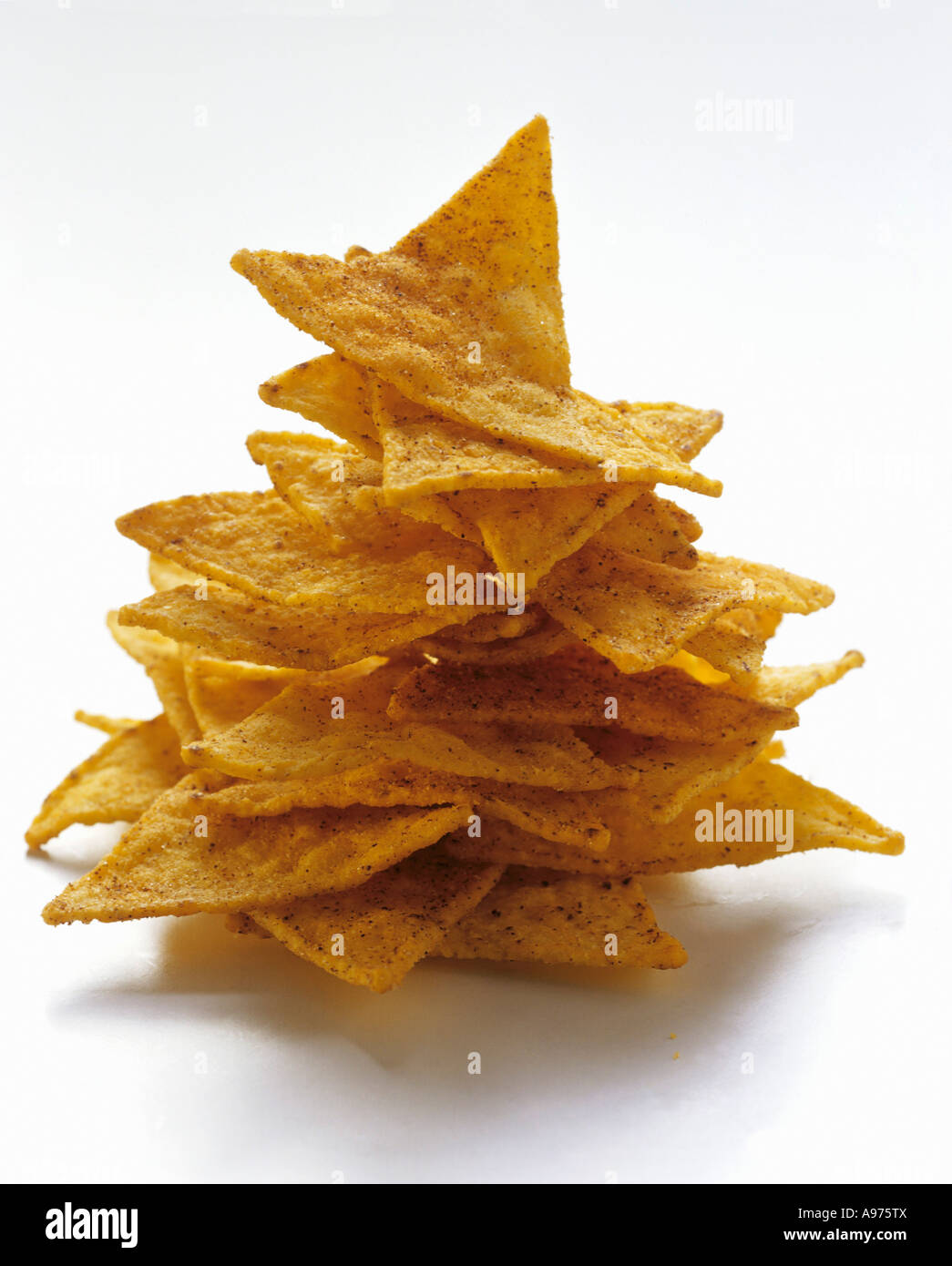 A Pyramid of Tortilla Chips FoodCollection Stock Photo - Alamy