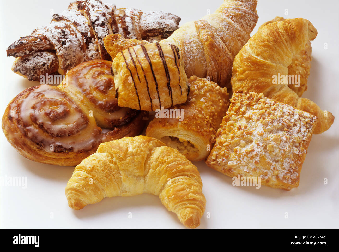 Assorted Pastries FoodCollection Stock Photo - Alamy