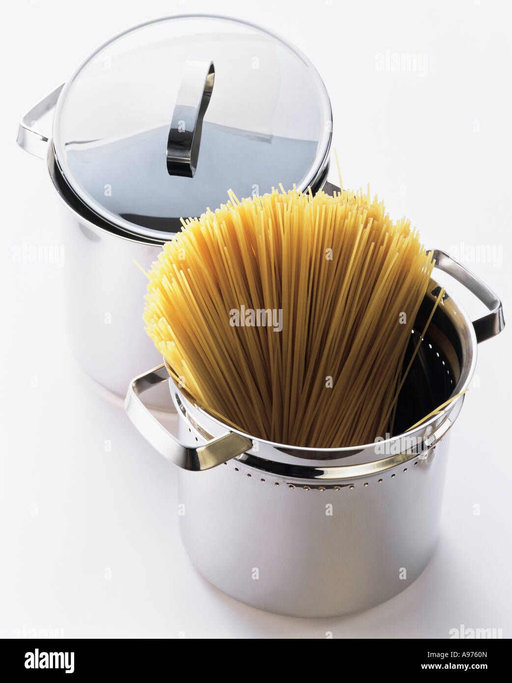 Spaghetti in a Pot FoodCollection Stock Photo - Alamy