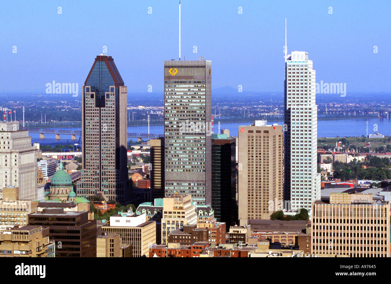 Aerial quebec hills in winter hi-res stock photography and images - Alamy
