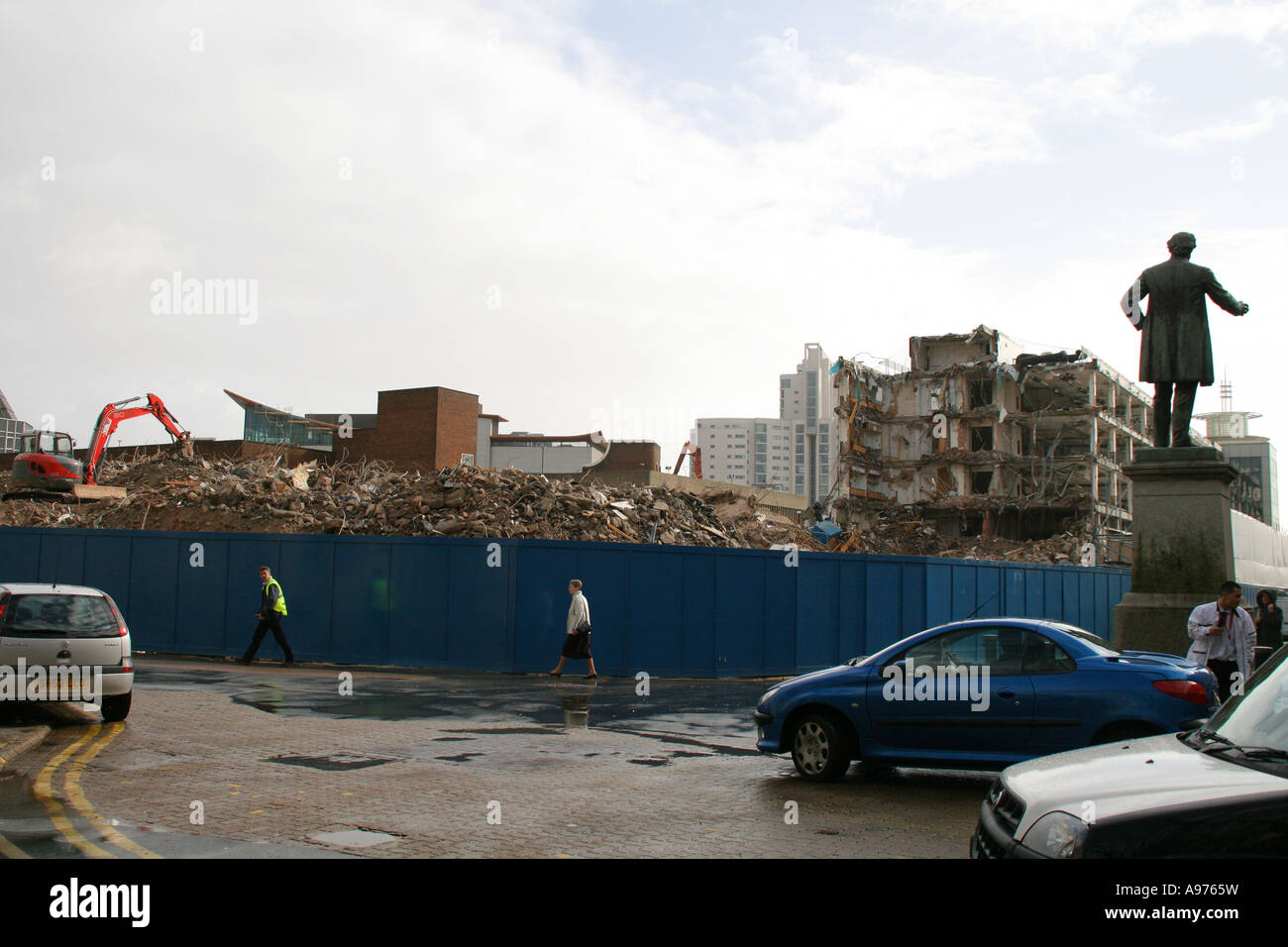 St Davids 2 Development Hayes Bridge Street Stock Photo - Alamy