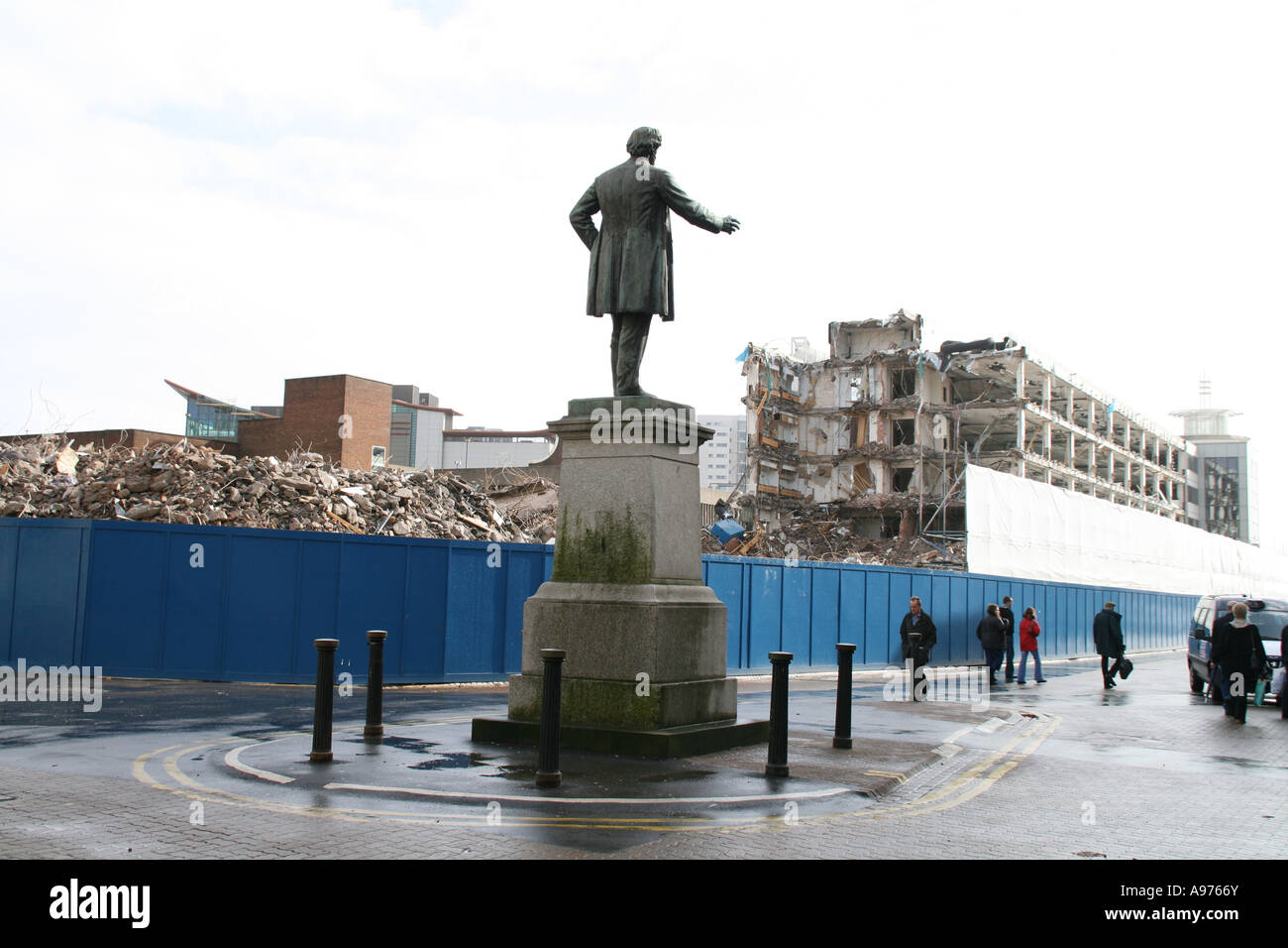 St Davids 2 Development Hayes Bridge Street Stock Photo - Alamy