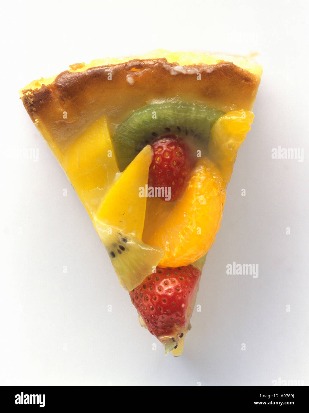 A Slice of Fruit Torte FoodCollection Stock Photo - Alamy