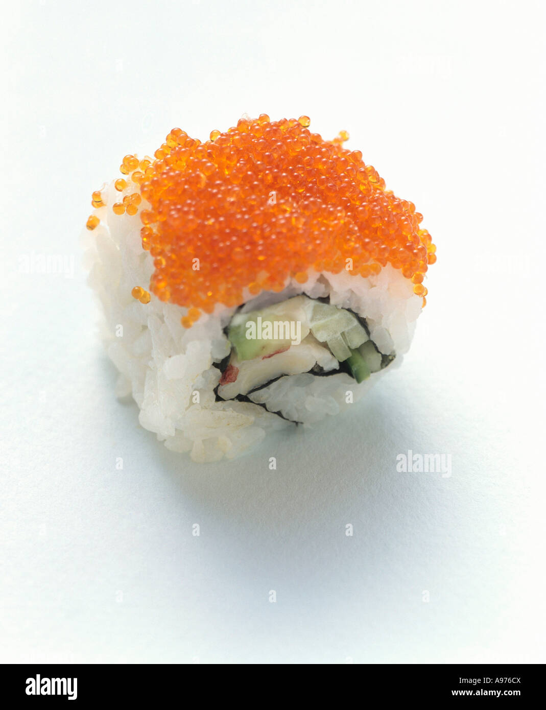 One Reverse California Roll FoodCollection Stock Photo - Alamy