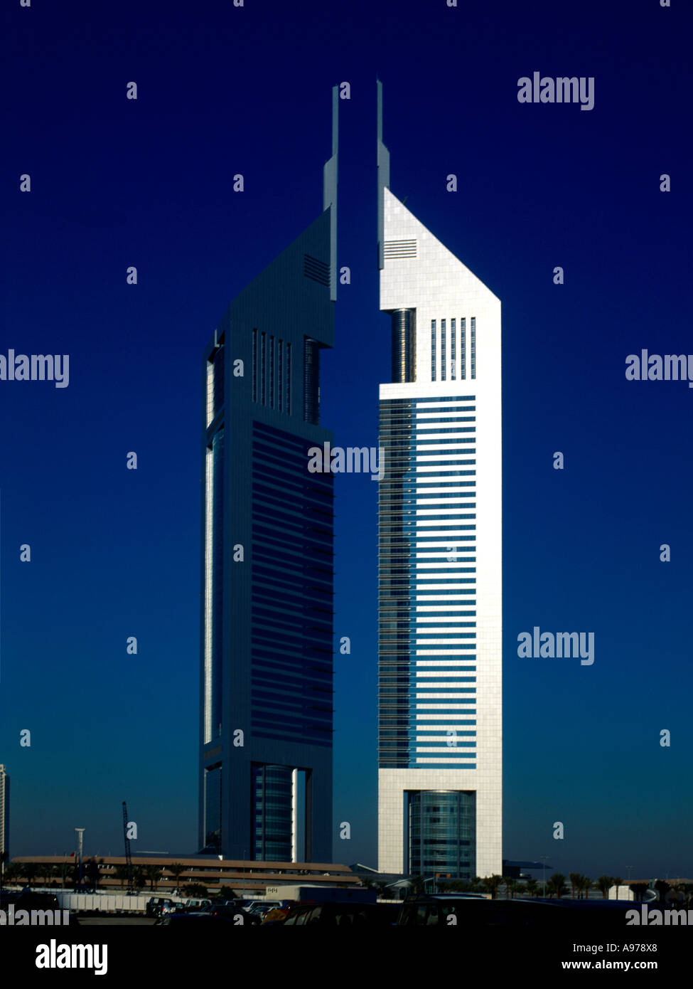 Dubai UAE Emirates Towers Stock Photo - Alamy