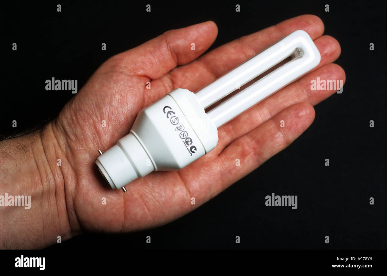 Long-life domestic light bulb Stock Photo - Alamy
