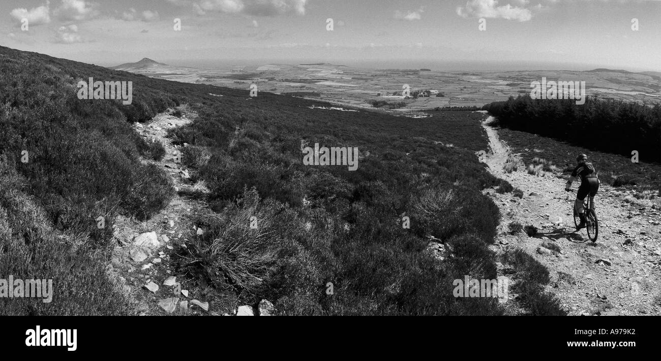 Rocky trail high in Black and White Stock Photos & Images - Alamy