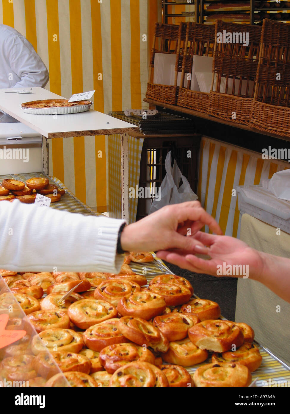 Bakery Stall France Stock Photo - Alamy