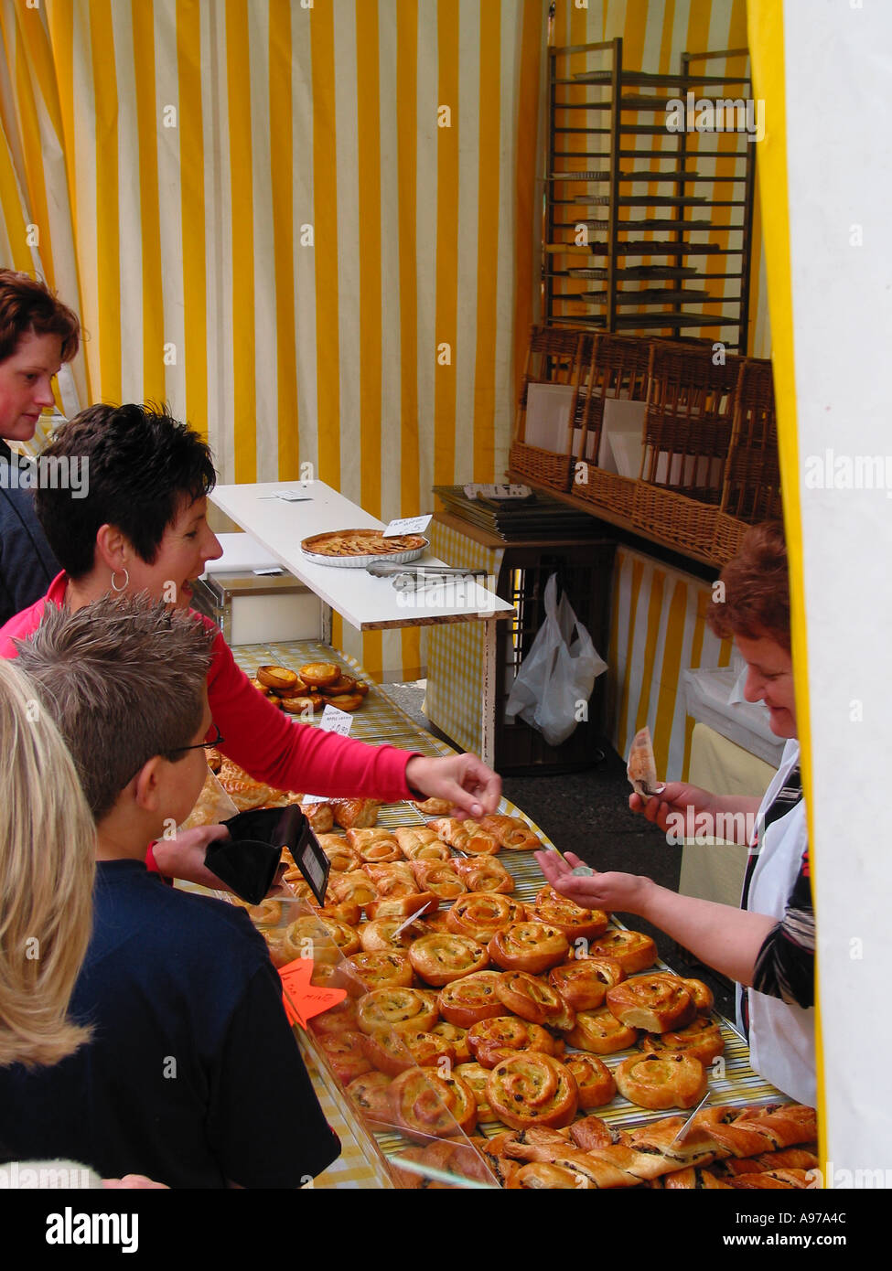 Bakery Stall France Stock Photo - Alamy