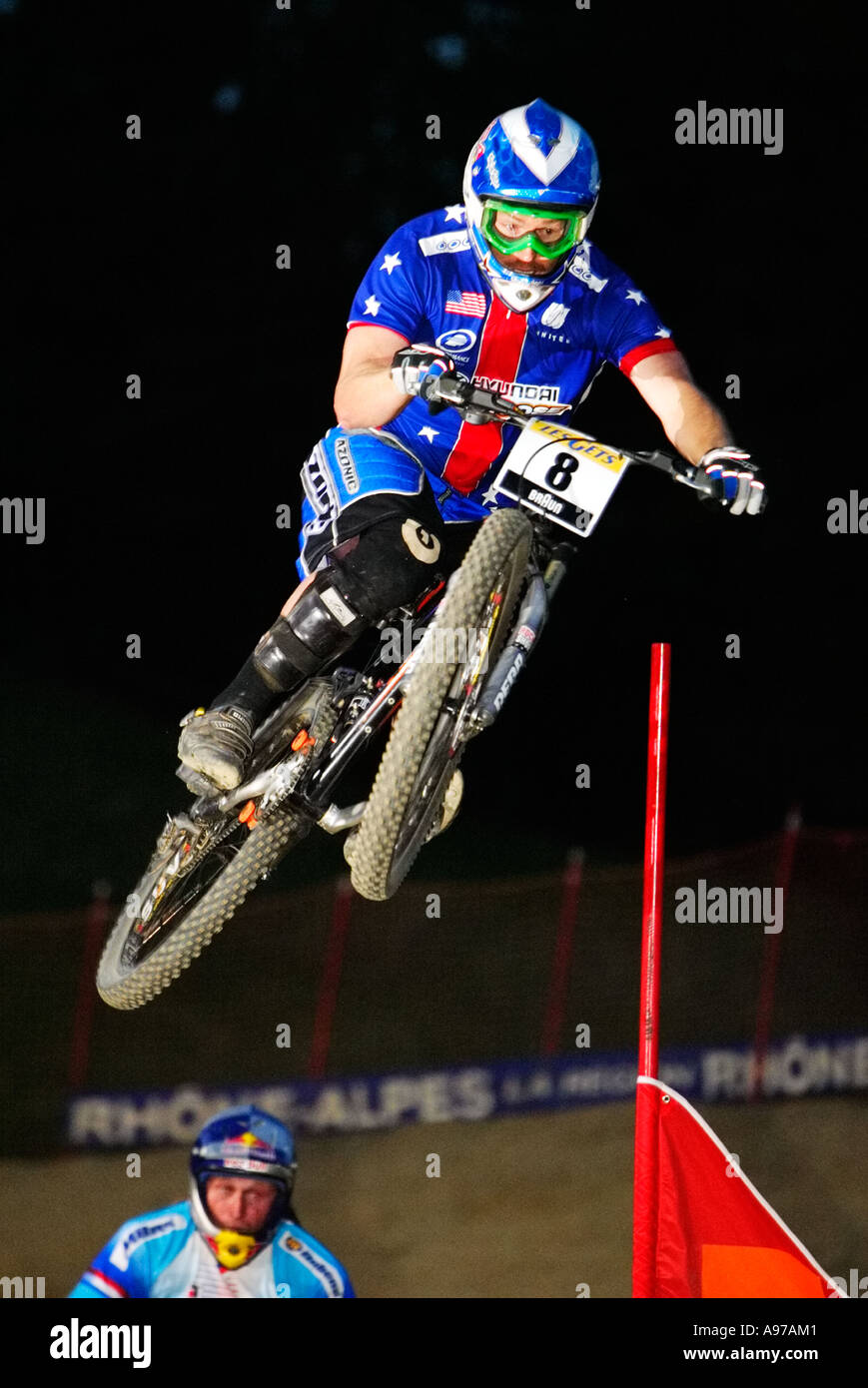 Eric Carter racing 4X at the 2004 UCI Mountainbike World Championships ...