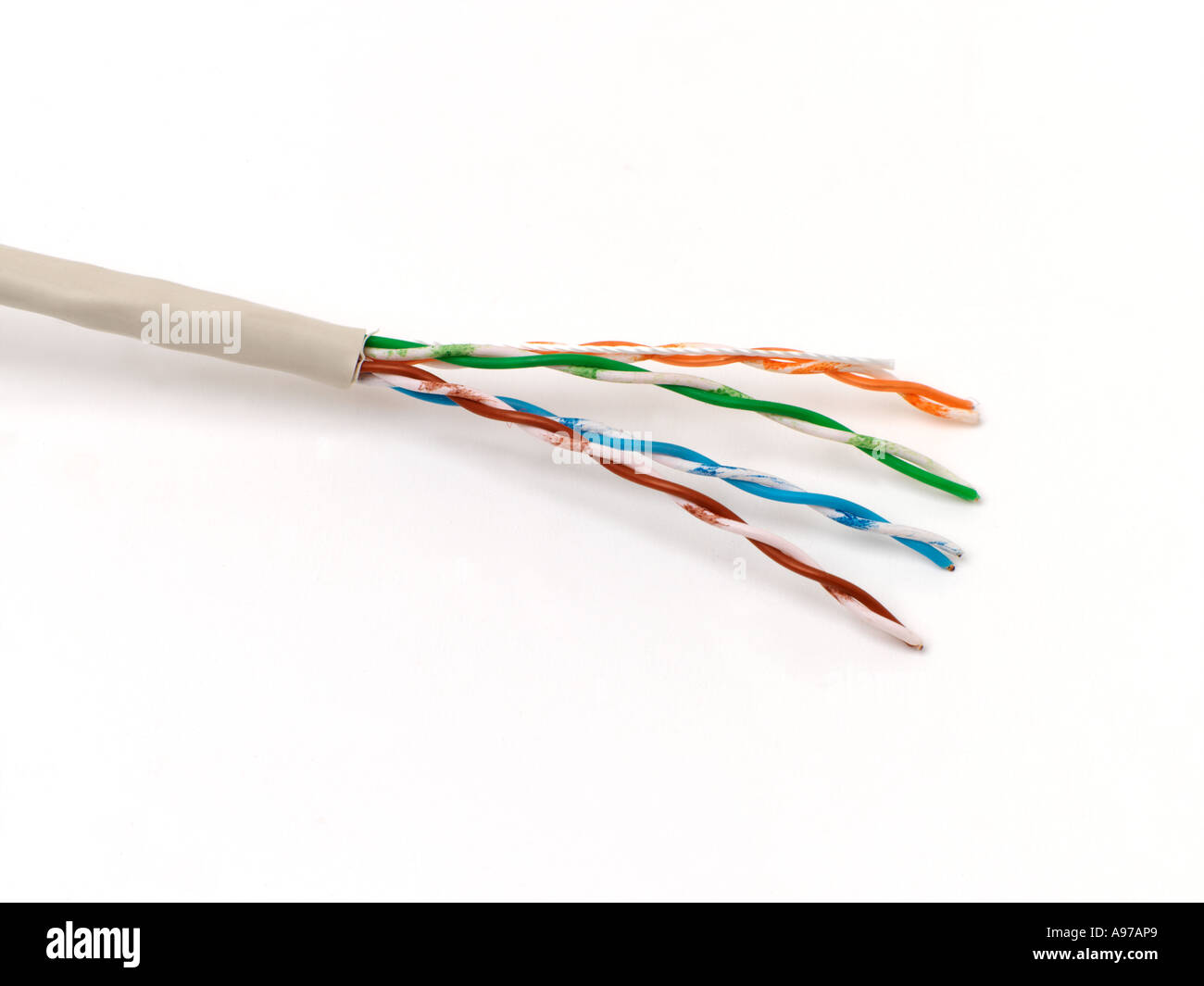 Twisted pair cable hi-res stock photography and images - Alamy