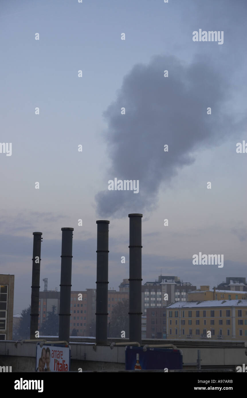 Milan air pollution hi-res stock photography and images - Alamy