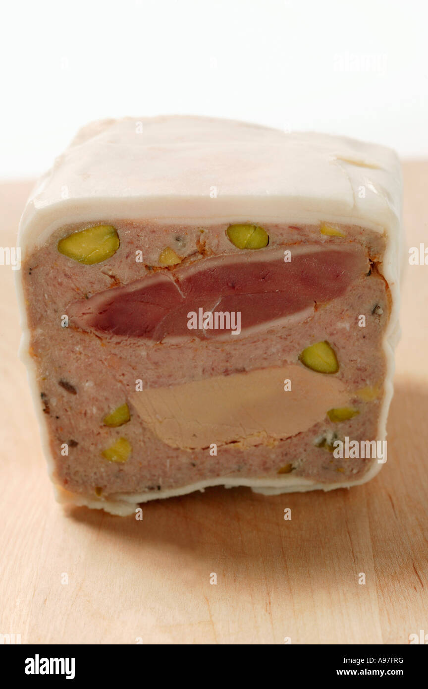 Wild duck pâté with pistachios FoodCollection Stock Photo - Alamy