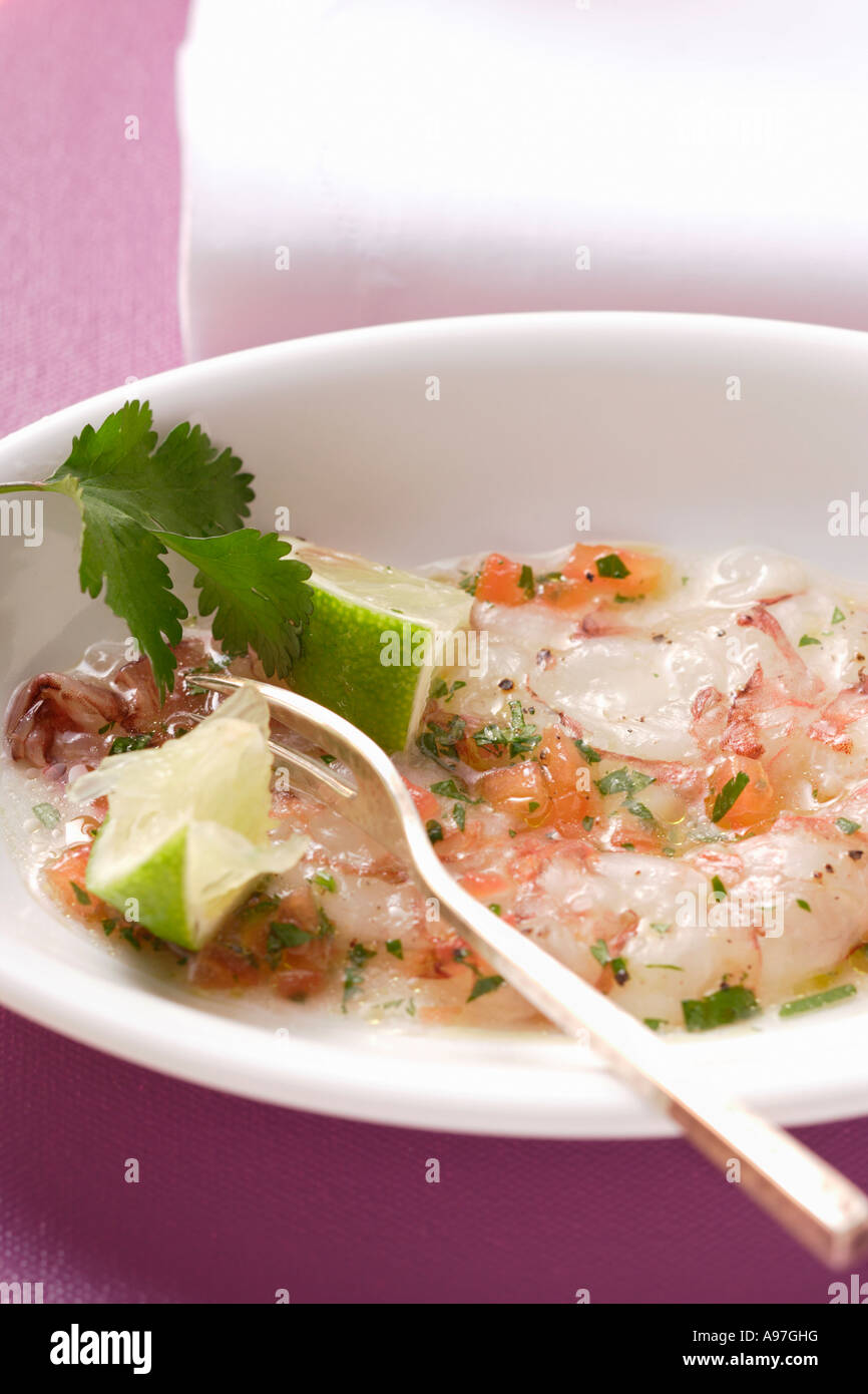 Prawn carpaccio hi-res stock photography and images - Alamy