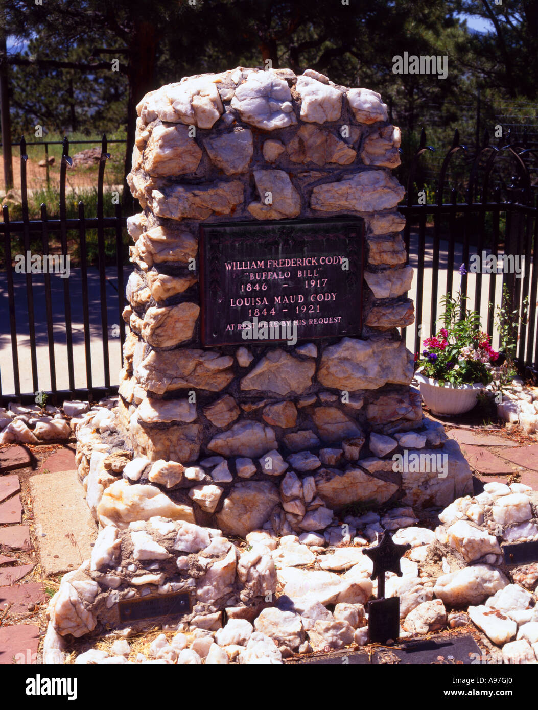 Buffalo Bill's Grave near Denver Colorado USA Stock Photo - Alamy