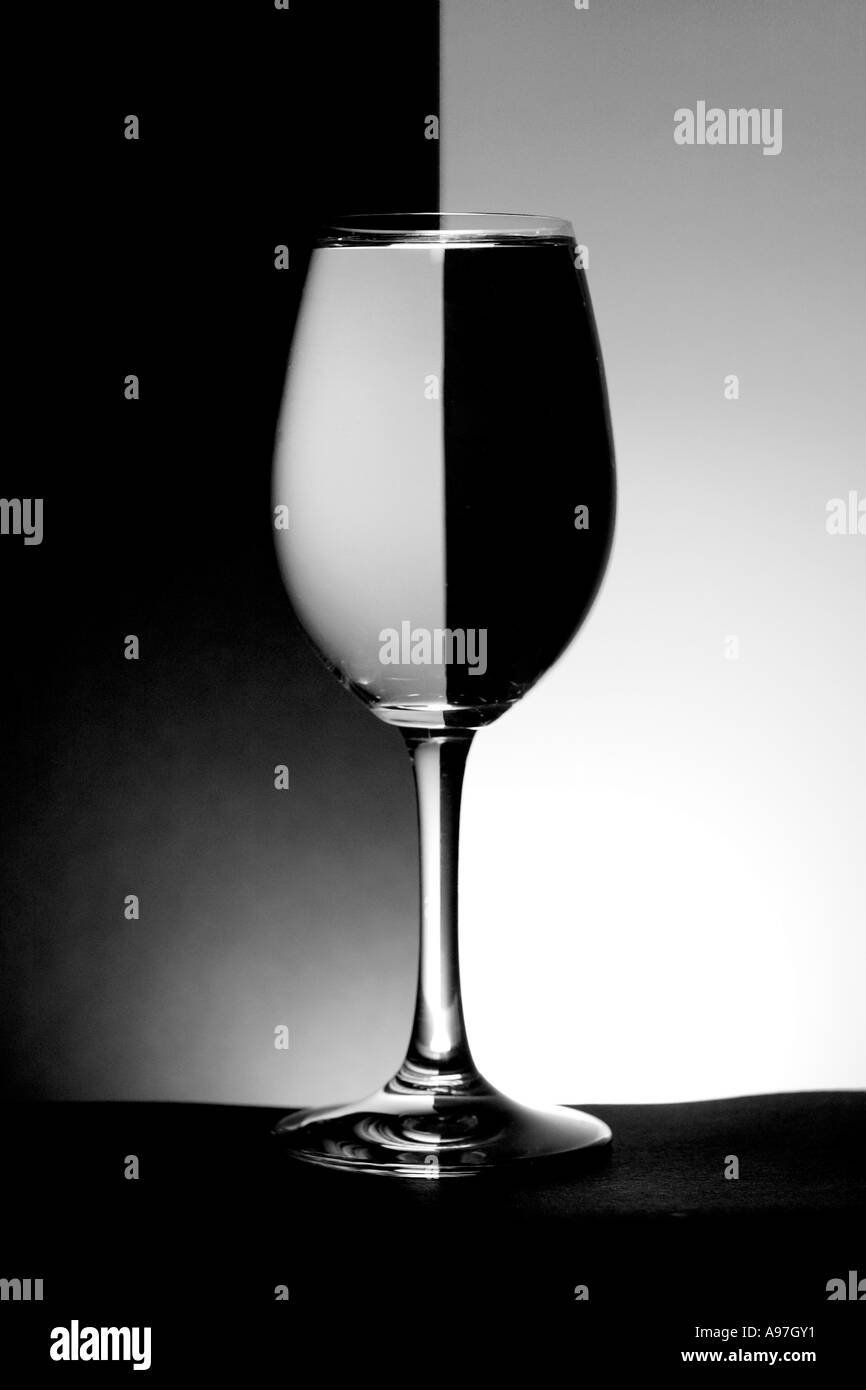 Black and white glass reflection Stock Photo - Alamy