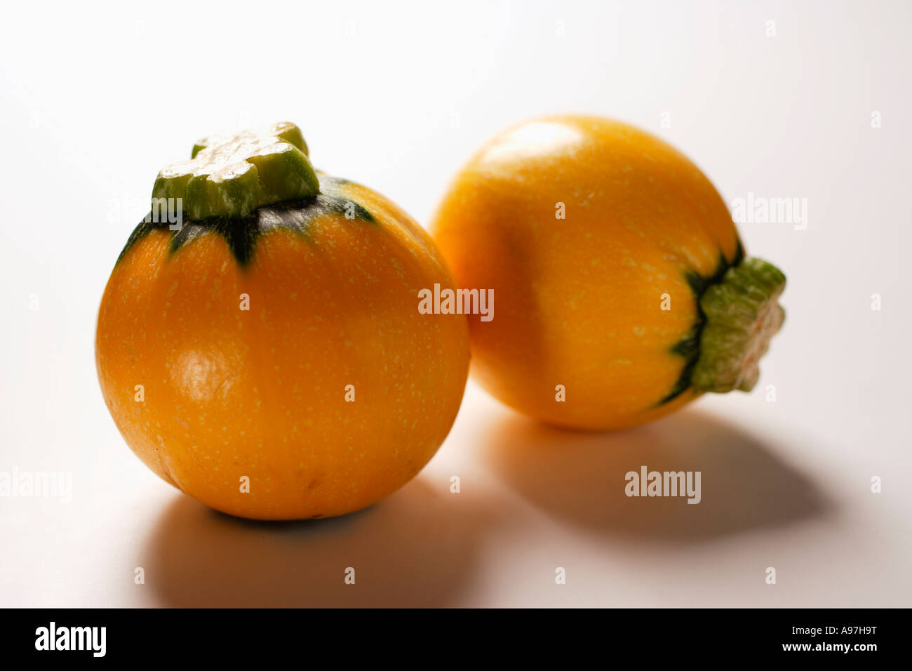 Yellow round mini courgettes FoodCollection Stock Photo - Alamy