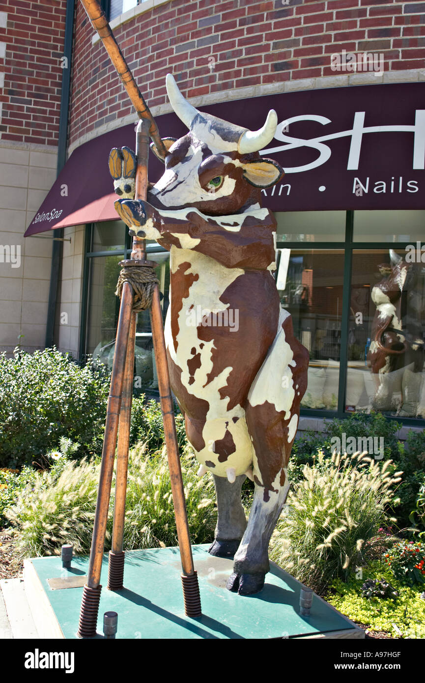 Cow statue chicago hi-res stock photography and images - Alamy