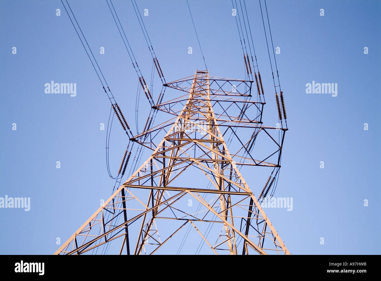 Electricity distribution substation pylons hi-res stock photography and ...