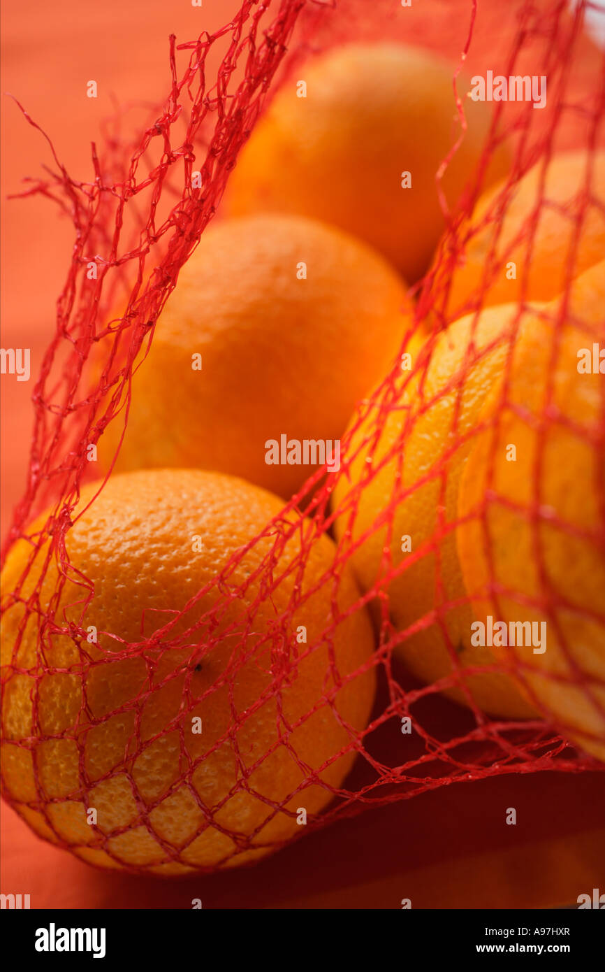 Oranges in net FoodCollection Stock Photo - Alamy