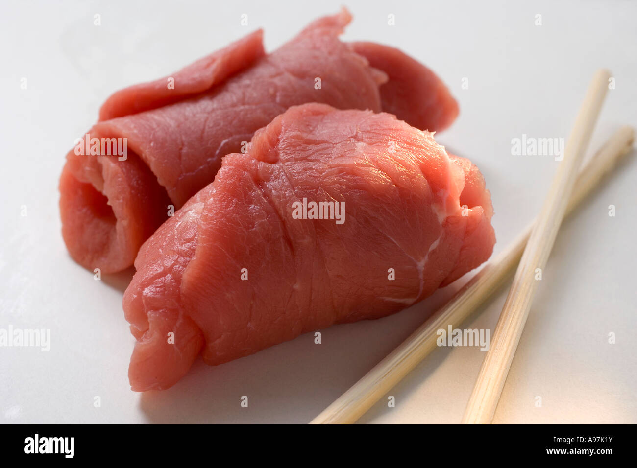 Two veal roulades FoodCollection Stock Photo - Alamy