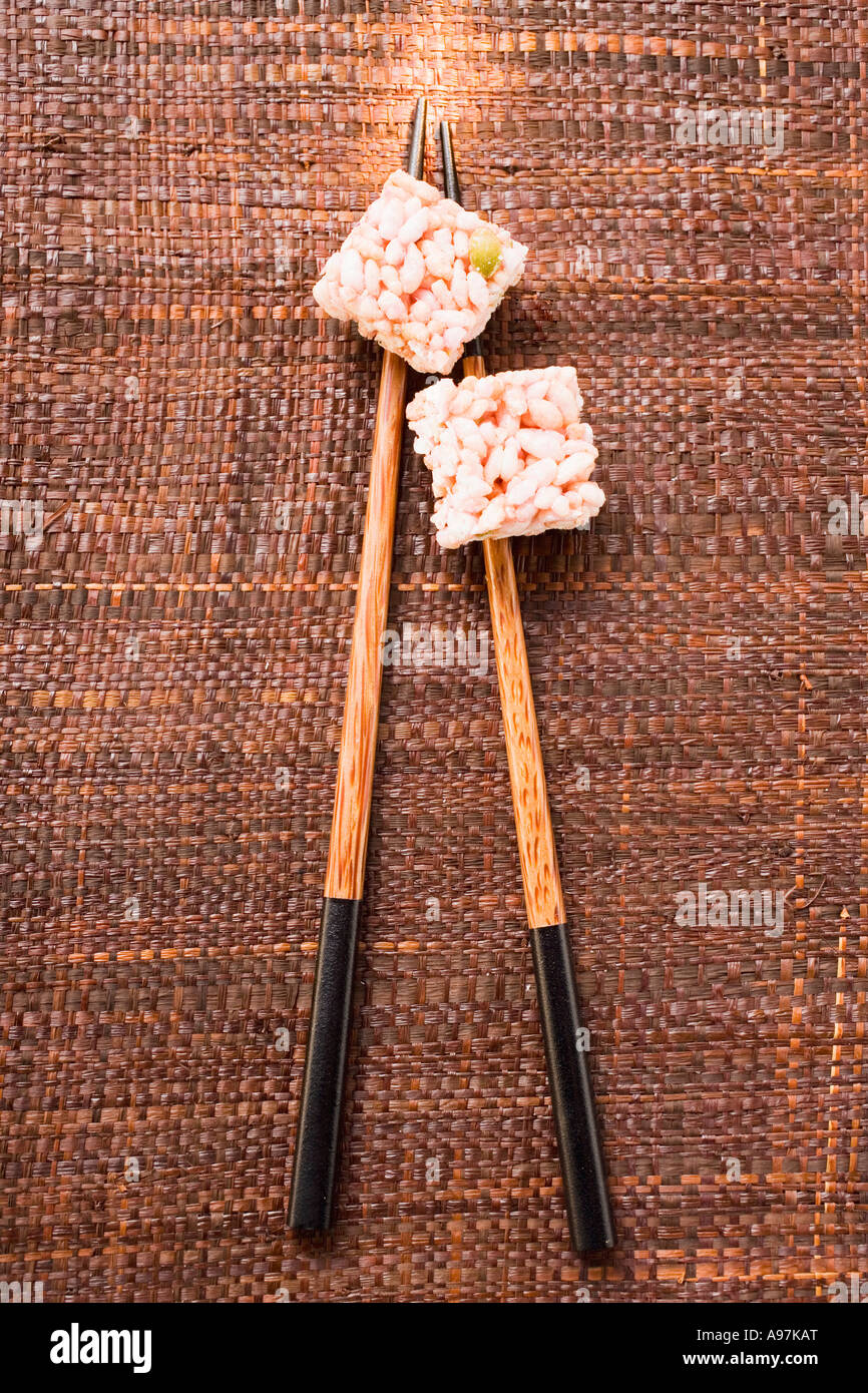Puffed rice sweets from Asia FoodCollection Stock Photo - Alamy