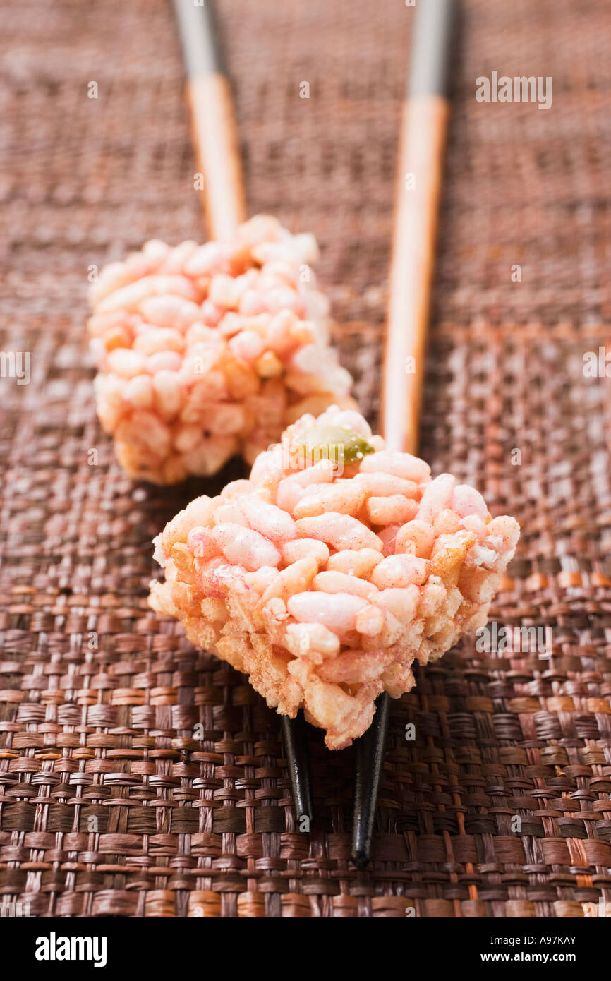 Puffed rice sweets from Asia FoodCollection Stock Photo - Alamy