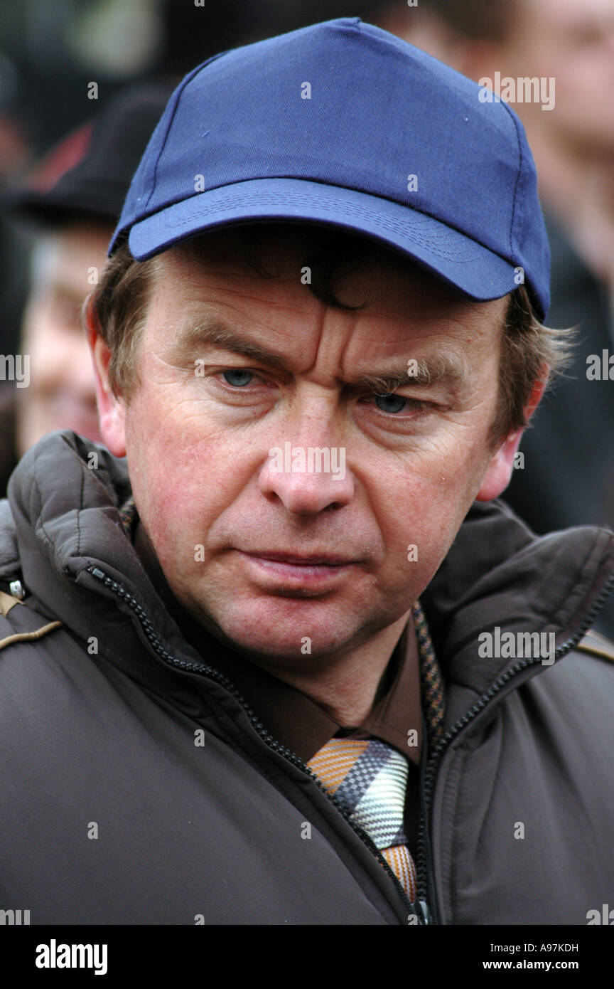 Farmers demonstration against government policy and former polish ...